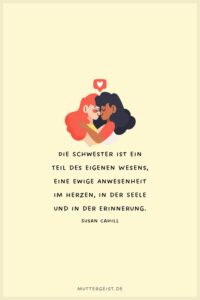 Schwester-Sprüche - Weil Die Welt Nichts Treueres Kennt