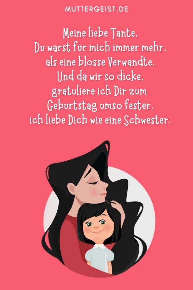 Tante-Sprüche: Weil Sie Tausend Freunde Wert Ist