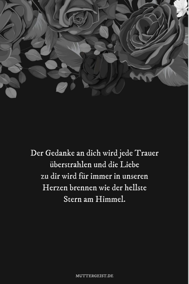 125 tröstende Trauersprüche beim Tod der Mutter