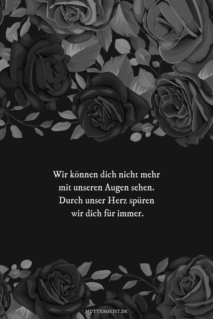 125 tröstende Trauersprüche beim Tod der Mutter