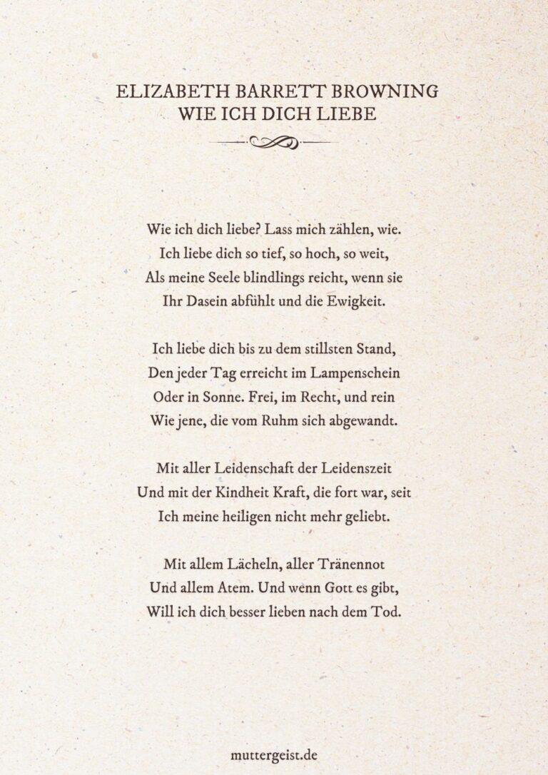 Die schönsten Liebesgedichte aller Zeiten kostenlos zum Ausdrucken