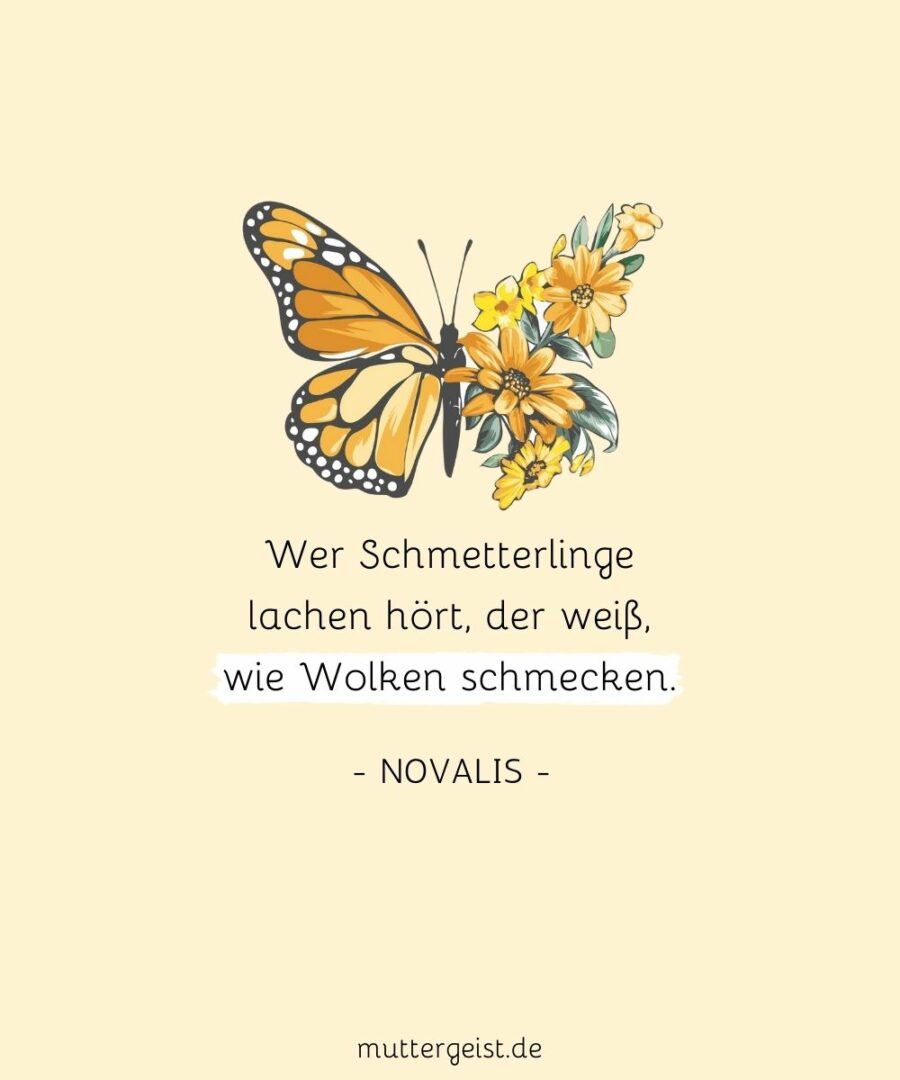 Faszinierend Spruch Mit Schmetterling Ebenbild