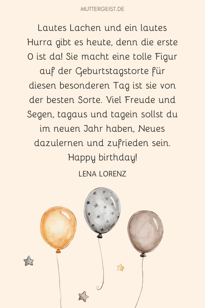 Gedicht Runder Geburtstag