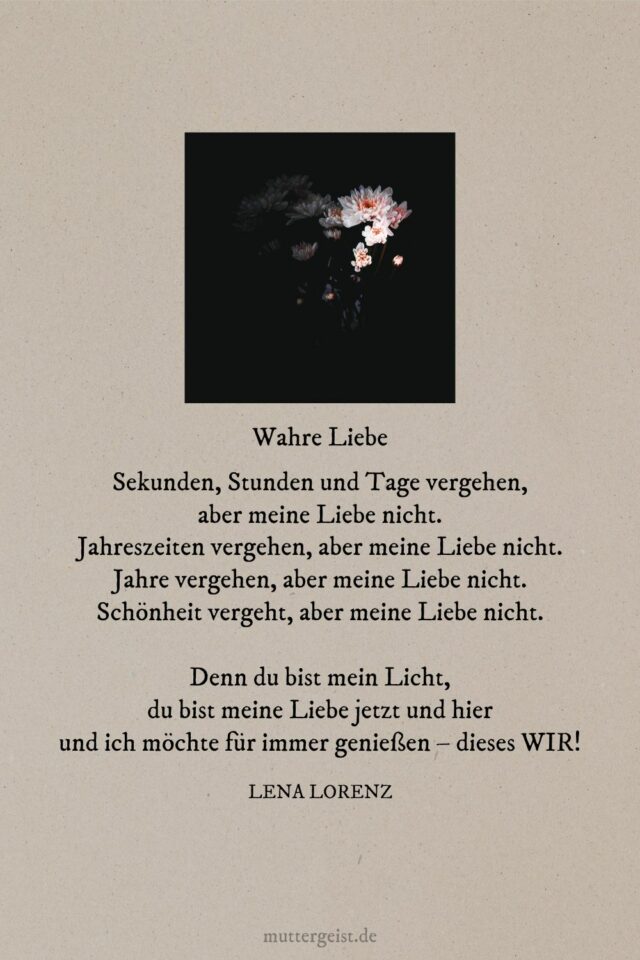 Moderne Liebesgedichte, die unter die Haut gehen