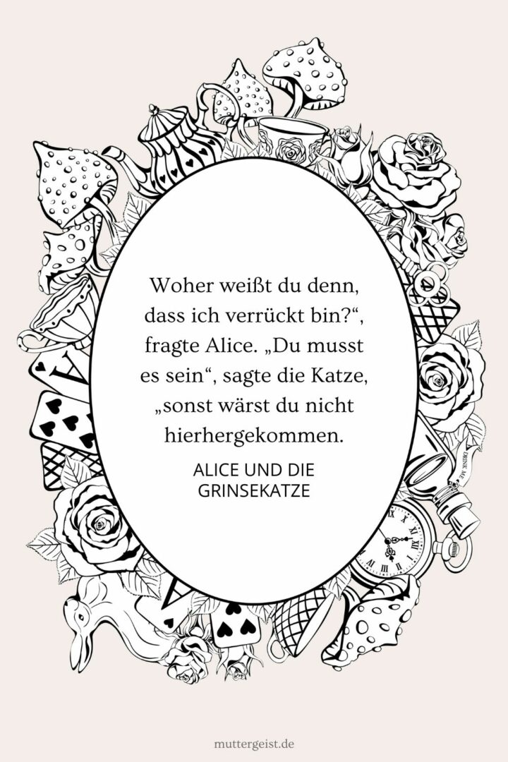 Die schönsten und wundersamsten „Alice im Wunderland“ Zitate