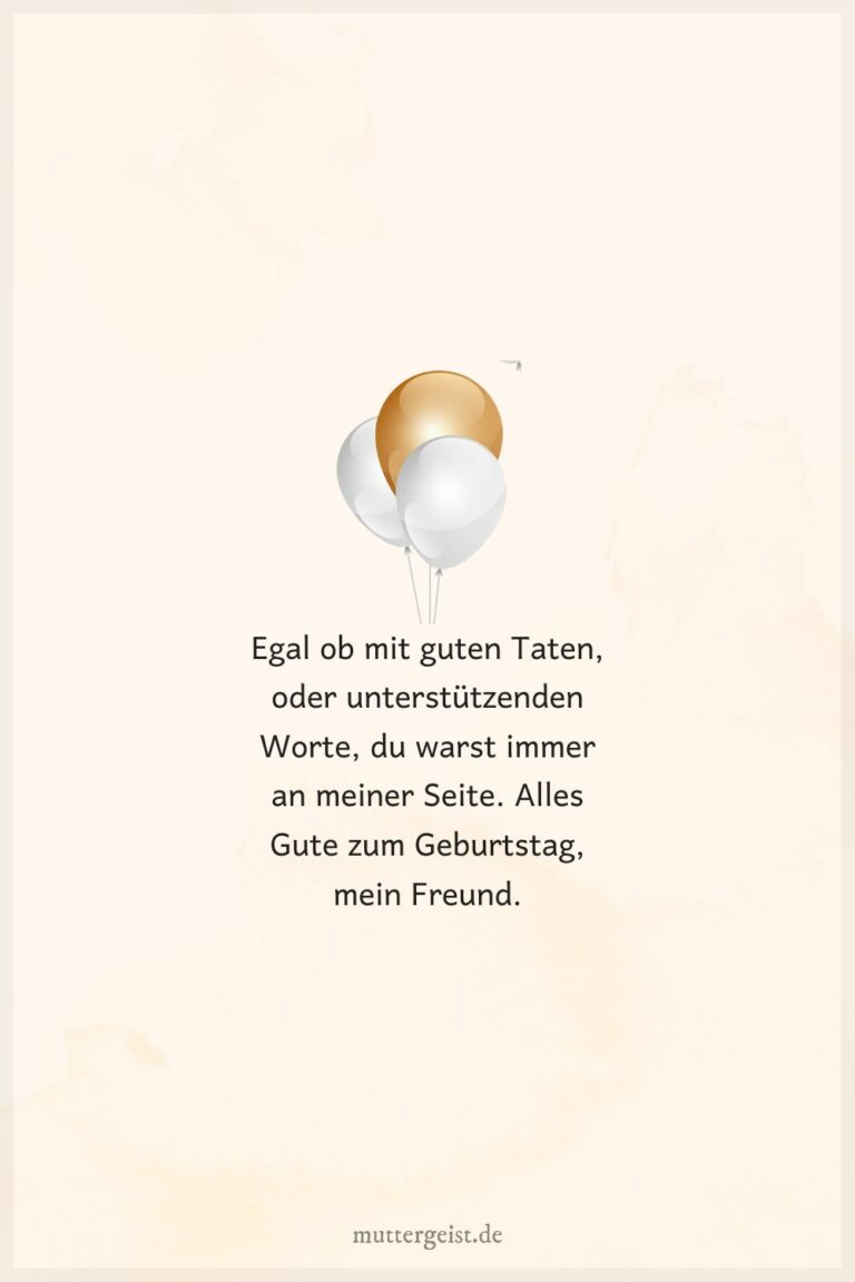 Schöne Geburtstagswünsche für einen guten Freund