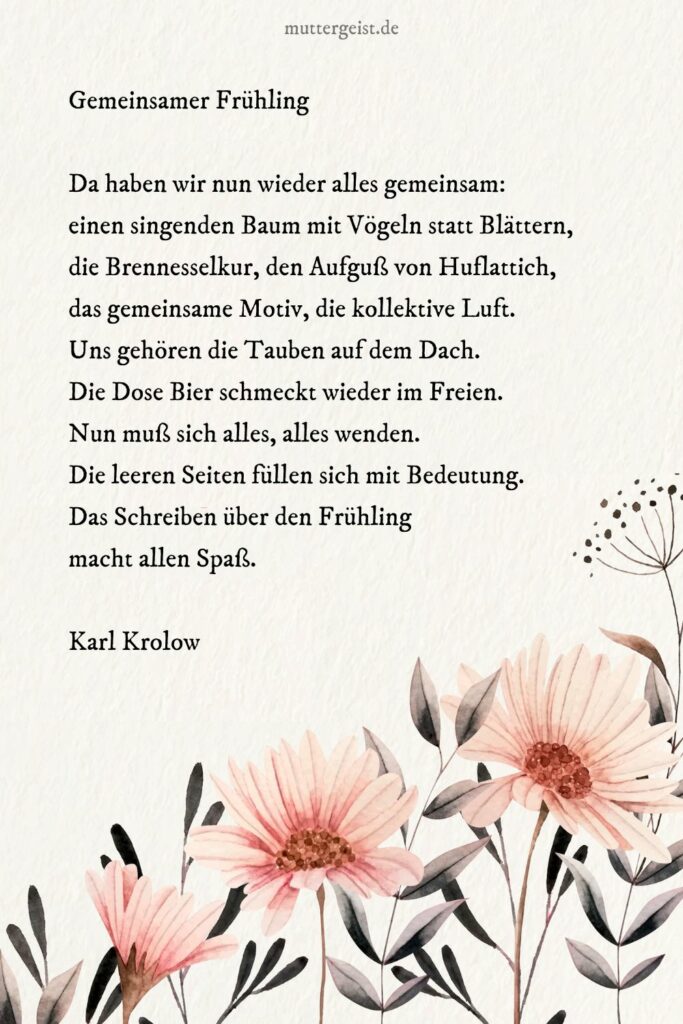 20 Frühlingsgedichte zum Genießen und Schwärmen