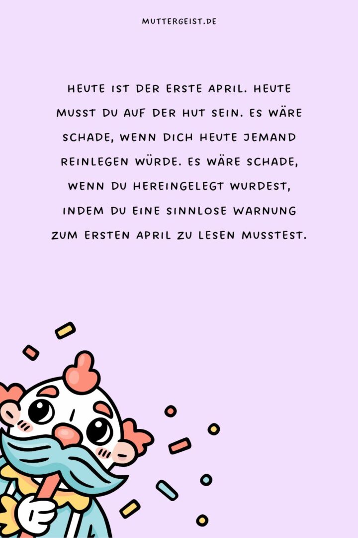 Grue Zum 1 April