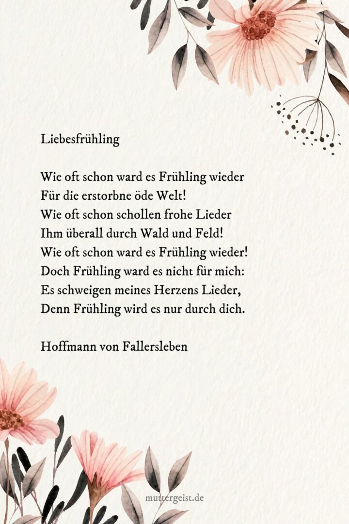 20 Frühlingsgedichte zum Genießen und Schwärmen