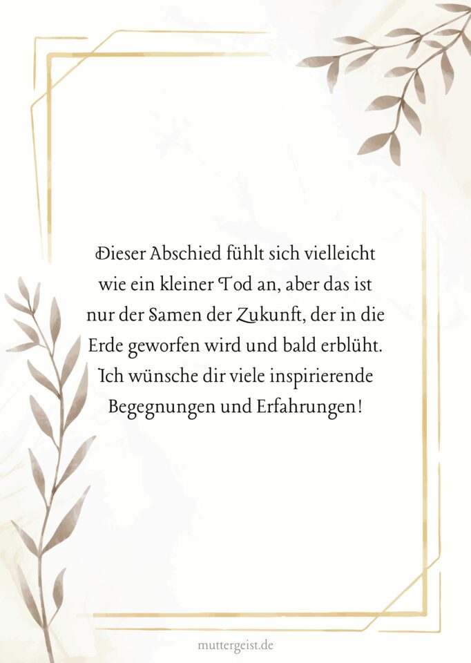 Originelle Wünsche zum Abschied für jede Gelegenheit