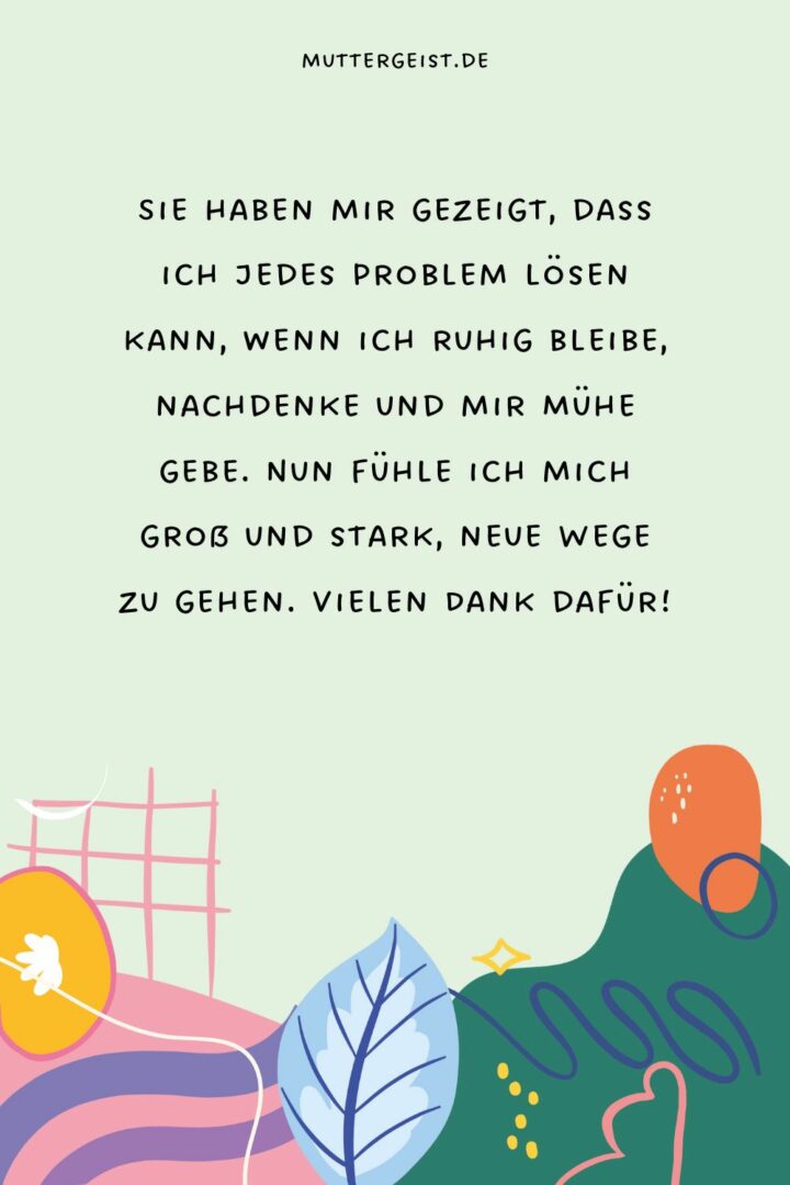 Dankessprüche für Lehrer mit viel Wertschätzung