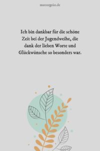 Danksagung Jugendweihe Text Lustig