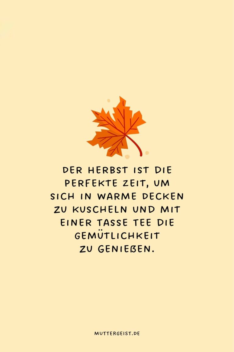 Bunte Herbst-Sprüche für die schönste Jahreszeit