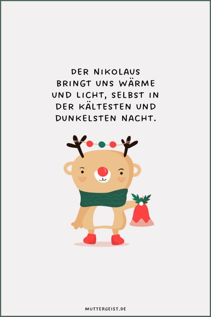 Nikolaus-Sprüche für einen festlichen 6. Dezember