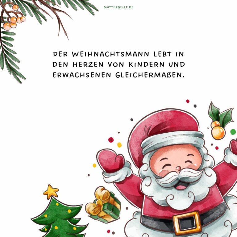 Weihnachtsmann Gedicht Kurz