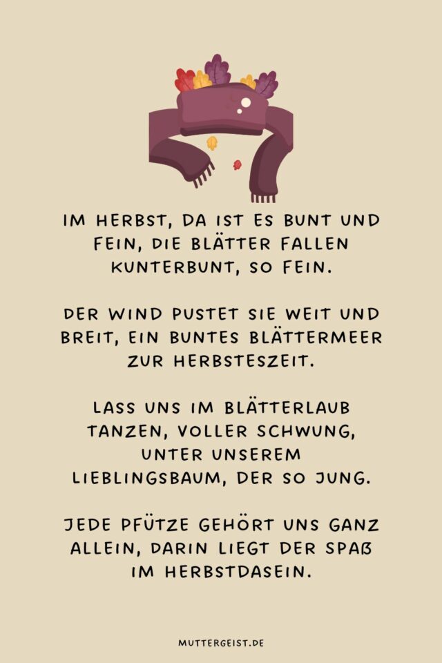 Herbst-Gedichte, die dein Herz wärmen