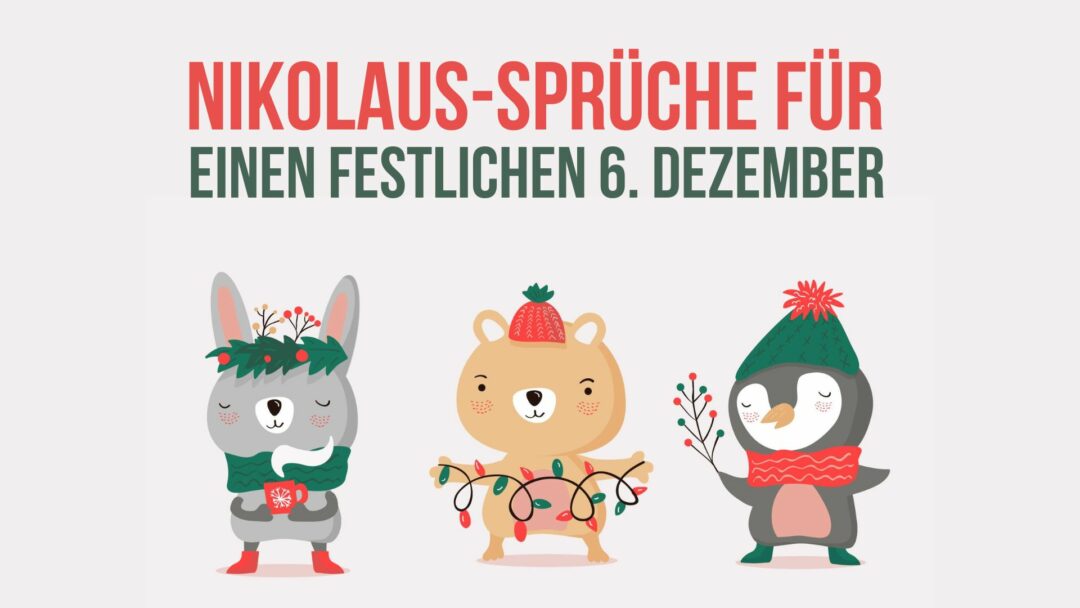 Nikolaus-Sprüche für einen festlichen 6. Dezember