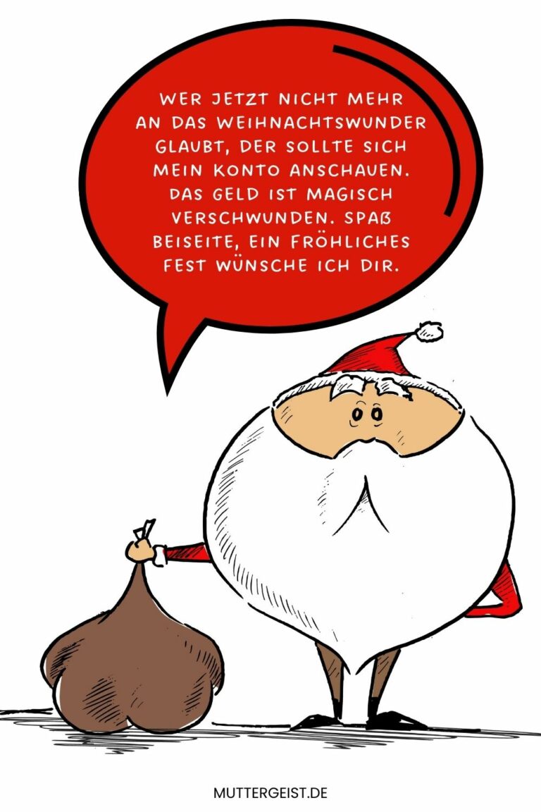 Lustige Weihnachtsgrüße für ein fröhliches Fest