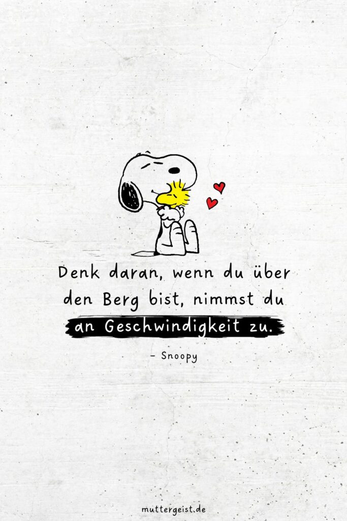 Snoopy-Sprüche für das Leben, die Liebe und das Lachen