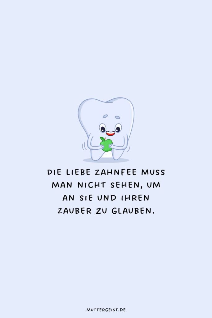 Zahnfee Sprüche für den Zahnfeezauber
