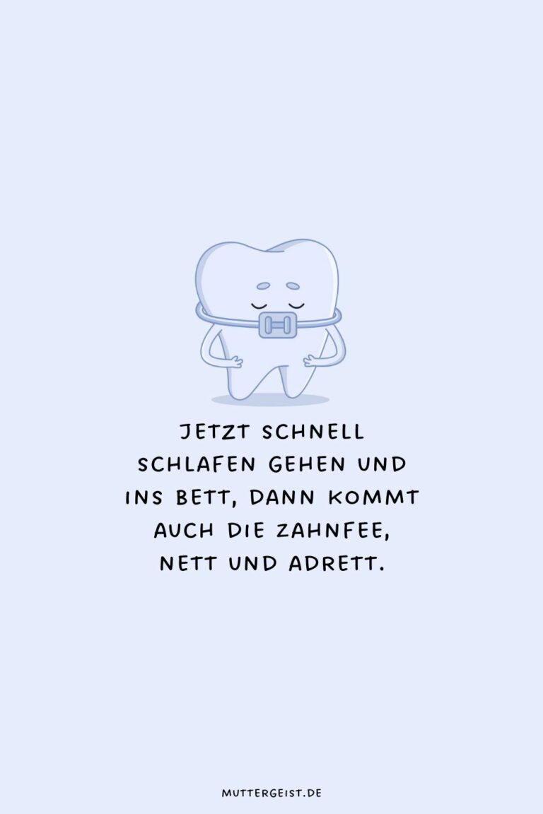 Zahnfee Sprüche für den Zahnfeezauber