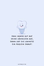 Zahnfee Sprüche für den Zahnfeezauber