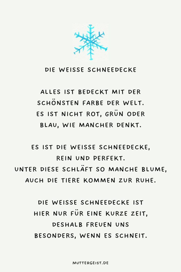 Herzerwärmende Wintergedichte für die eisigen Monate