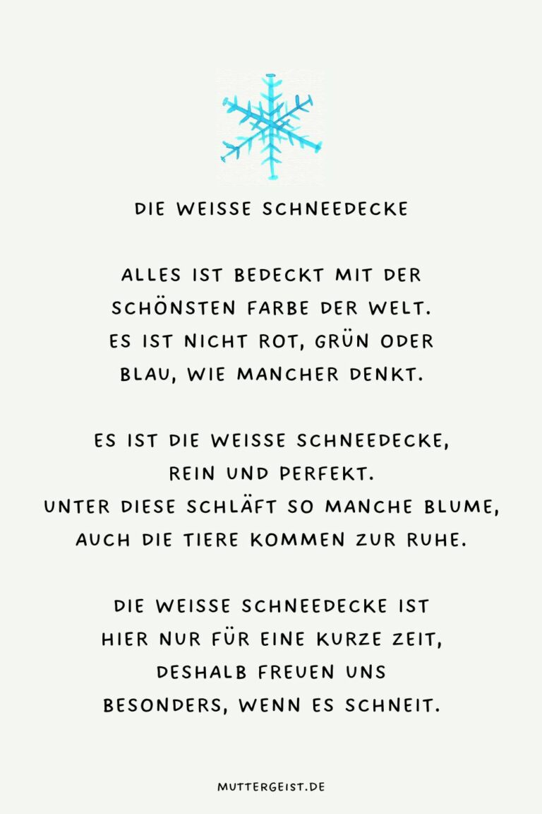 Herzerwärmende Wintergedichte für die eisigen Monate