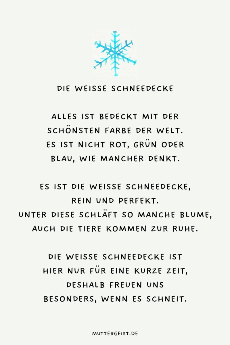 Herzerwärmende Wintergedichte für die eisigen Monate
