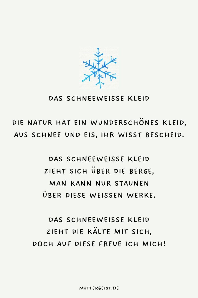 Herzerwärmende Wintergedichte für die eisigen Monate
