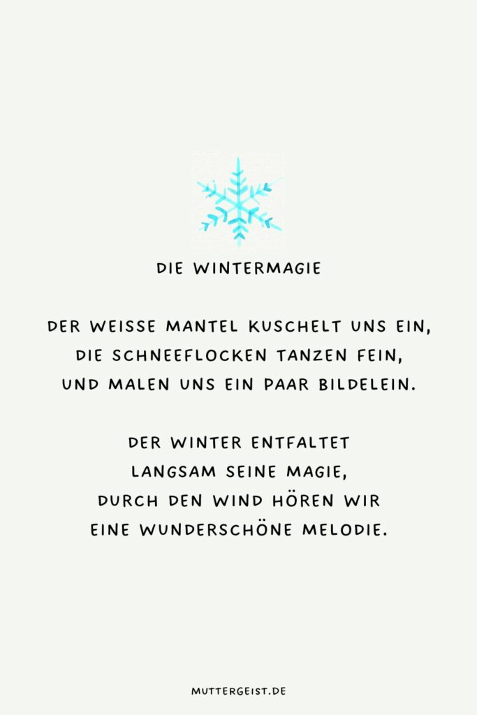 Herzerwärmende Wintergedichte für die eisigen Monate