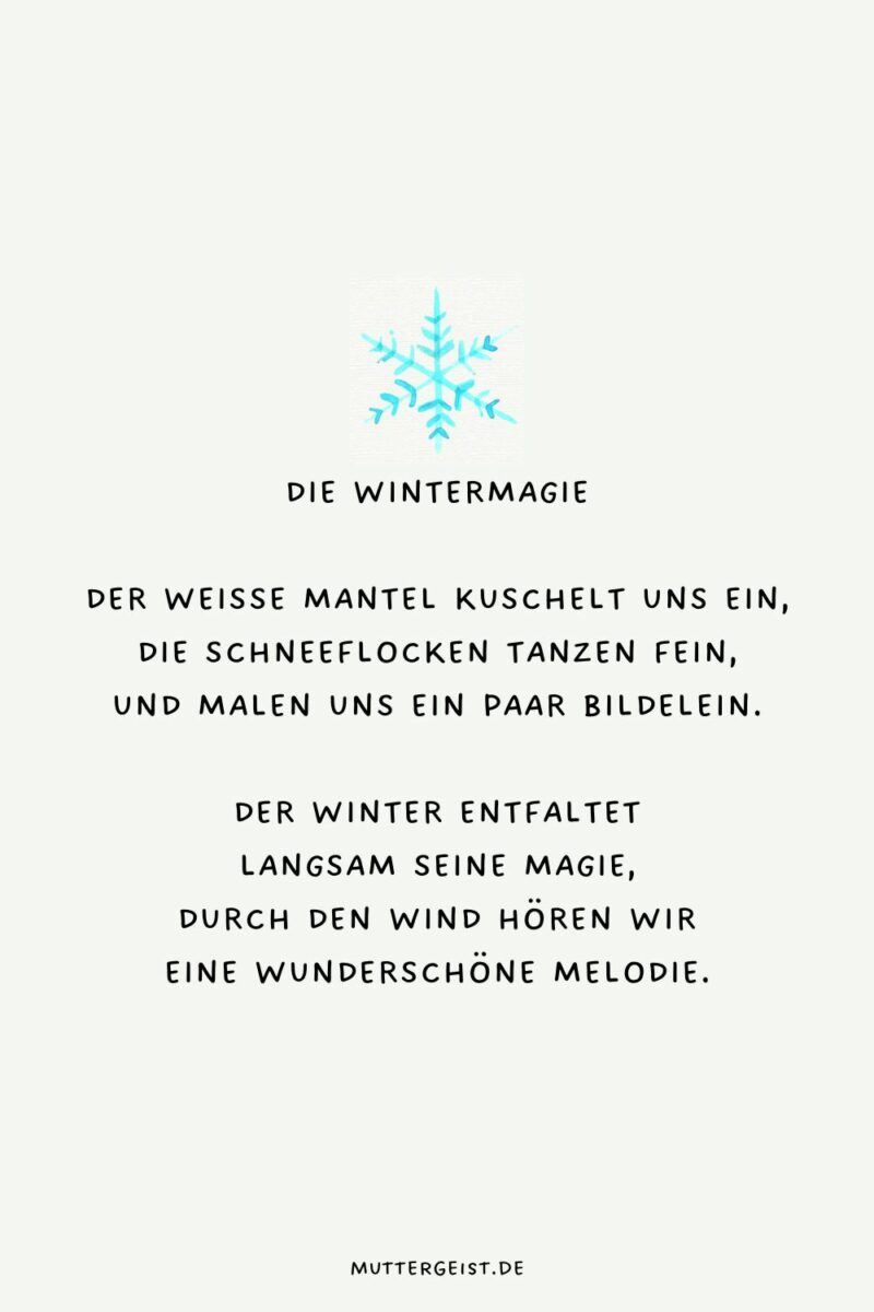 Herzerwärmende Wintergedichte für die eisigen Monate