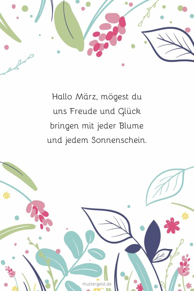 Hallo Marz Spruche