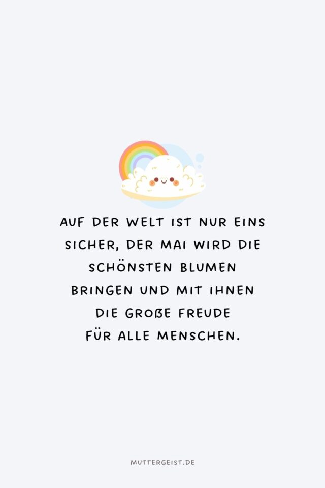 Bezaubernde Mai-Sprüche für jedes Frühlingsherz