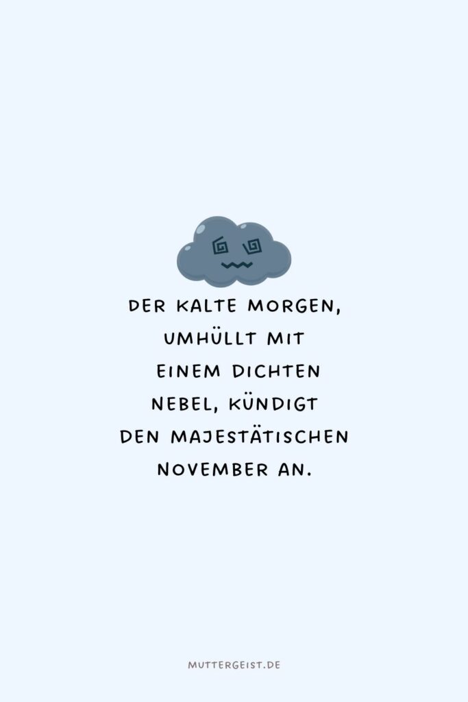 November Spruche Kurz
