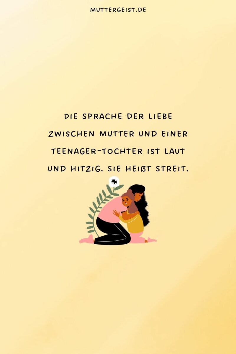 Freche, lustige Mutter-Tochter-Sprüche zum Lieben und Lachen