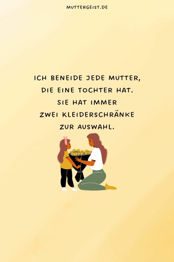 Freche, lustige Mutter-Tochter-Sprüche zum Lieben und Lachen