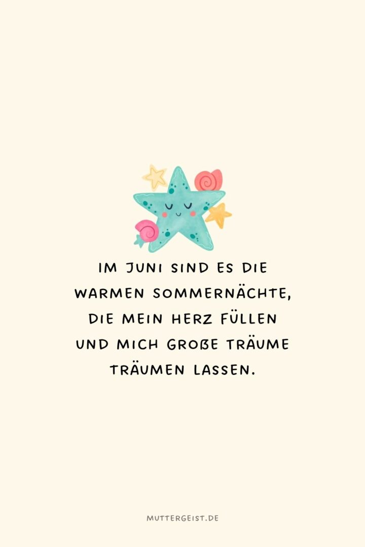 Sonnige Juni-Sprüche zum Sommerstart