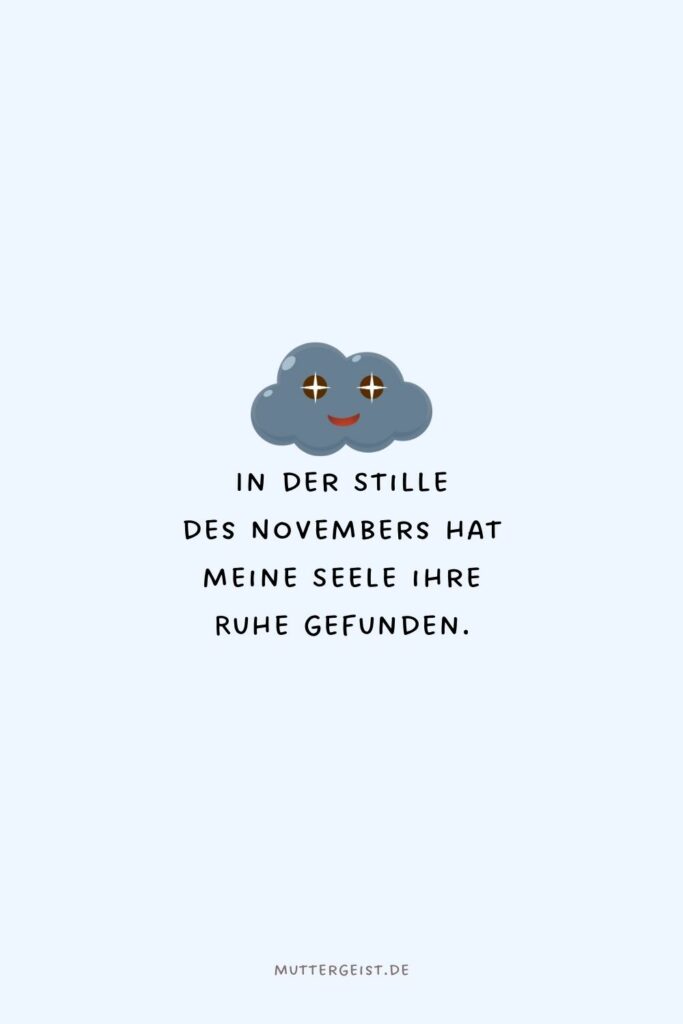 November Spruche Kurz