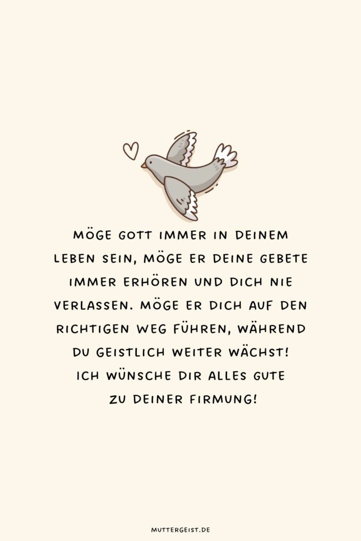 Originelle und himmlische Glückwünsche zur Firmung