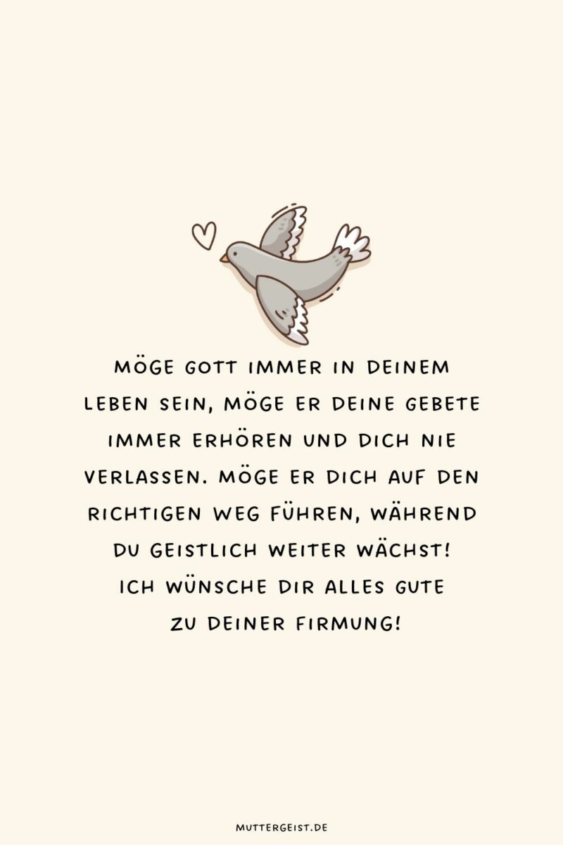 Originelle und himmlische Glückwünsche zur Firmung